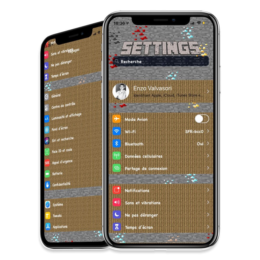 Mcsettings Un Thème Minecraft Pour Les Réglages De Votre Iphone Ou Ipad Sous Ios 12
